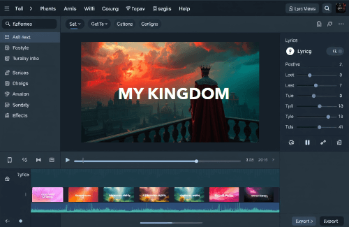 LyricEdits | AI Lyric Video Generator